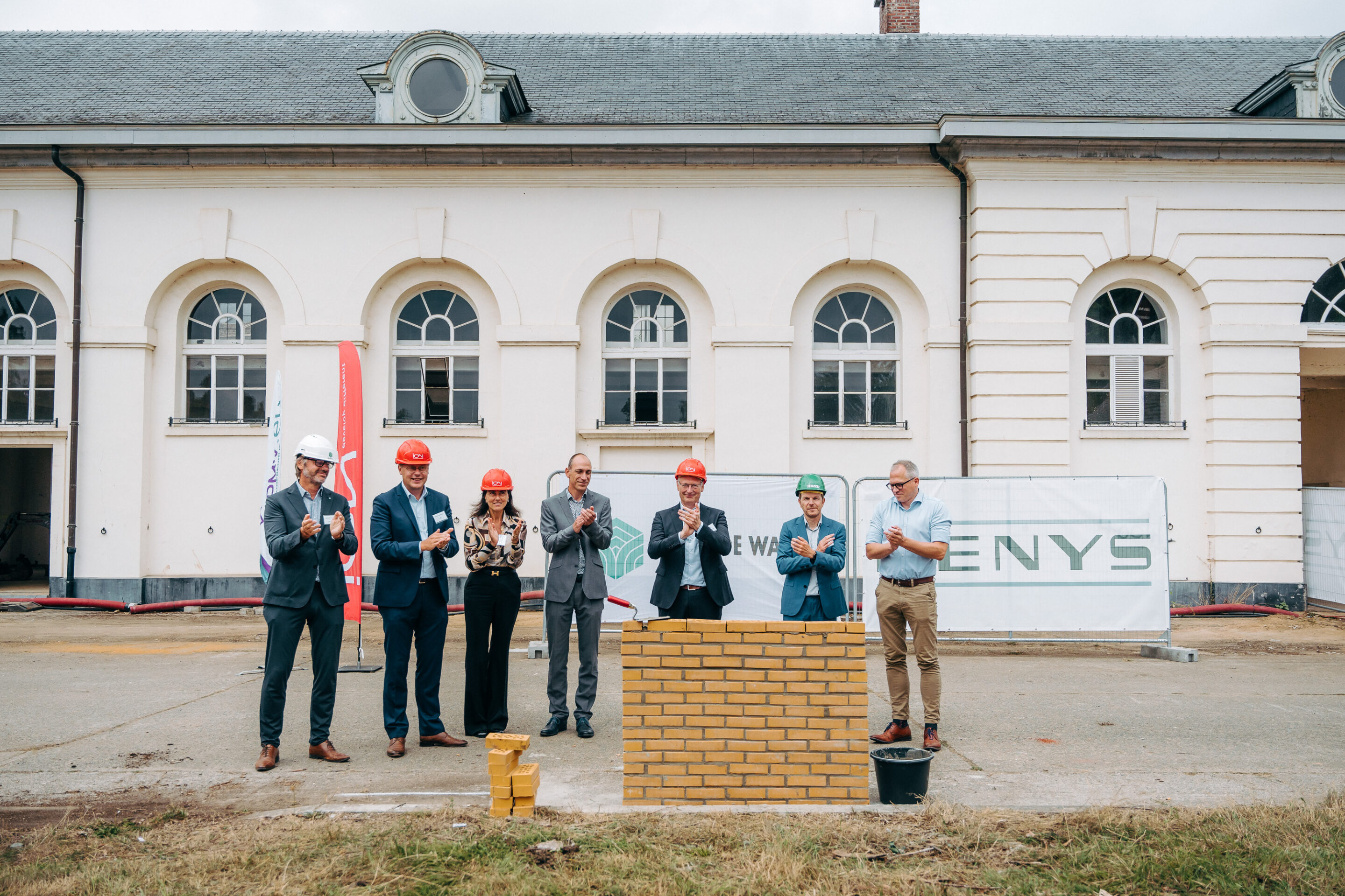 Eerstesteenlegging in project Panquin in Tervuren op 26/8/22