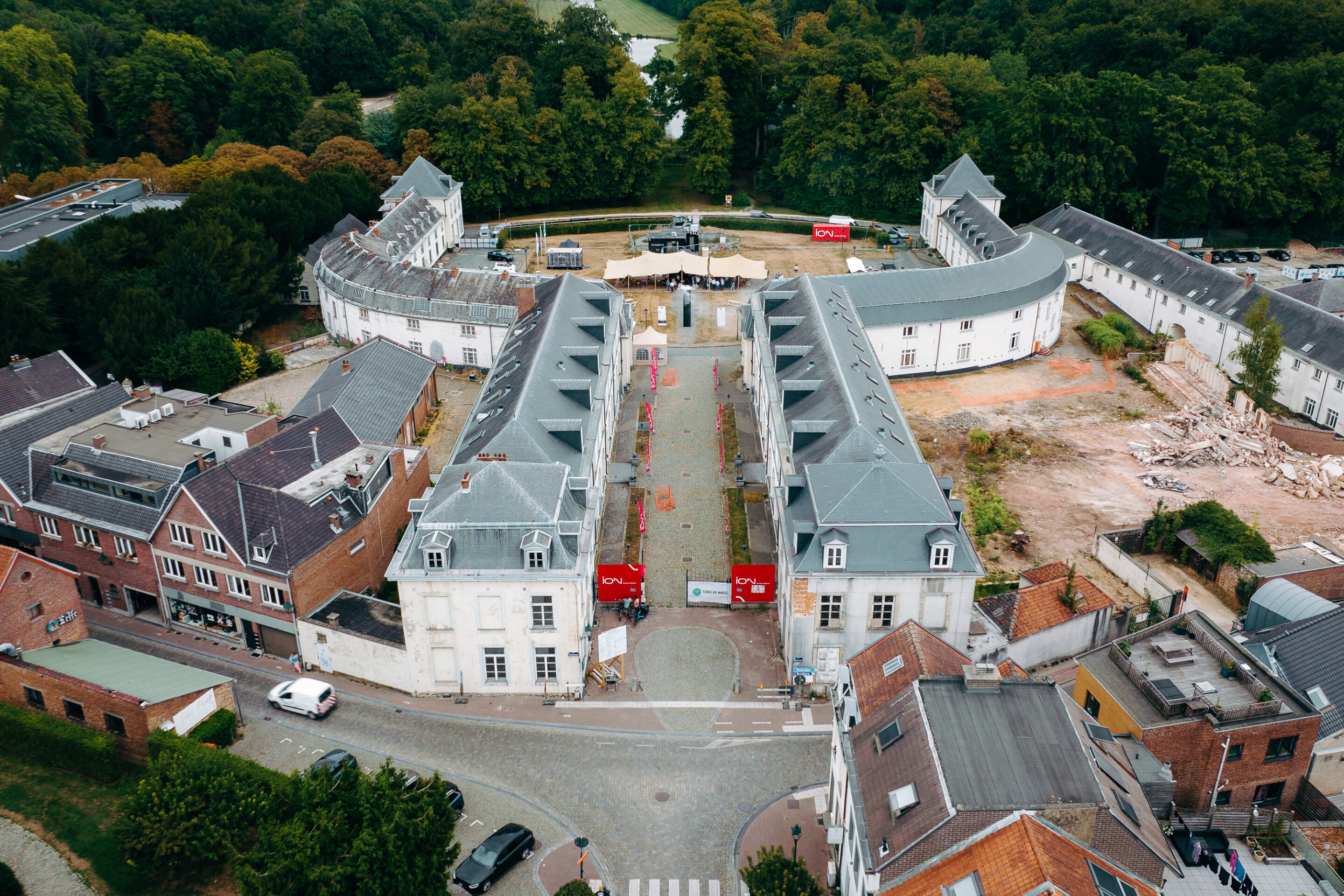 Eerstesteenlegging in project Panquin in Tervuren op 26/8/22