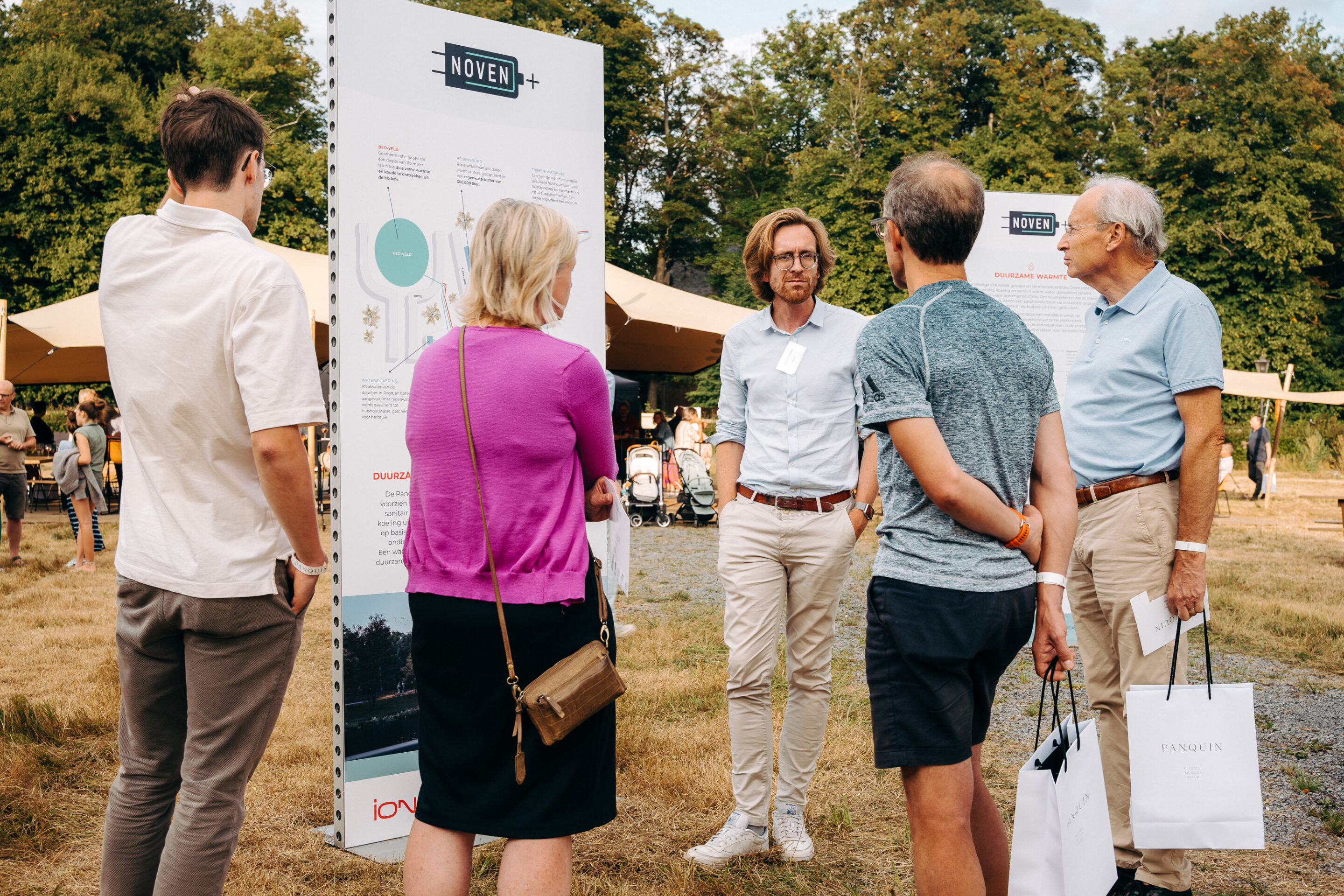 Eerstesteenlegging in project Panquin in Tervuren op 26/8/22